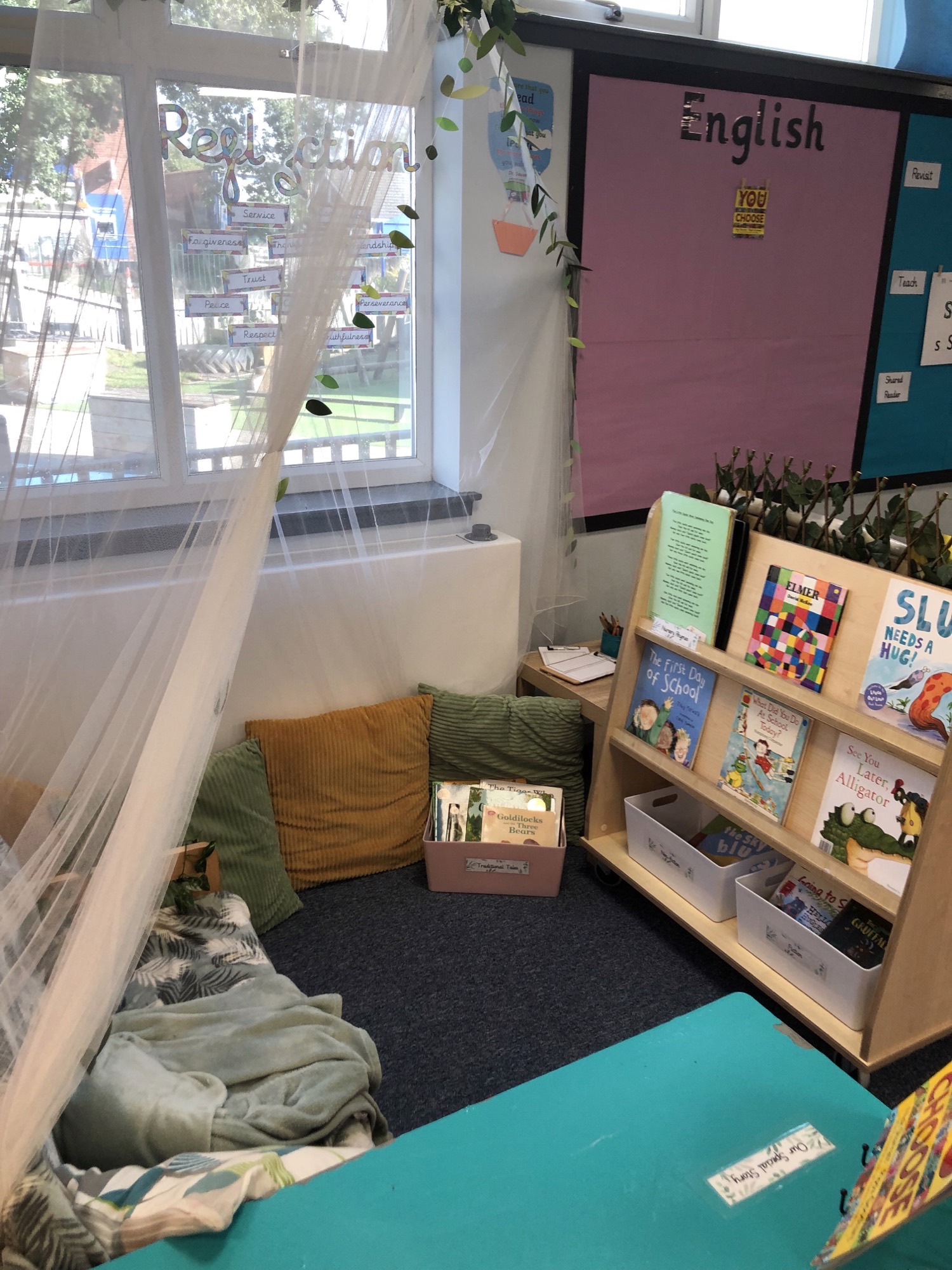The Reception learning environment